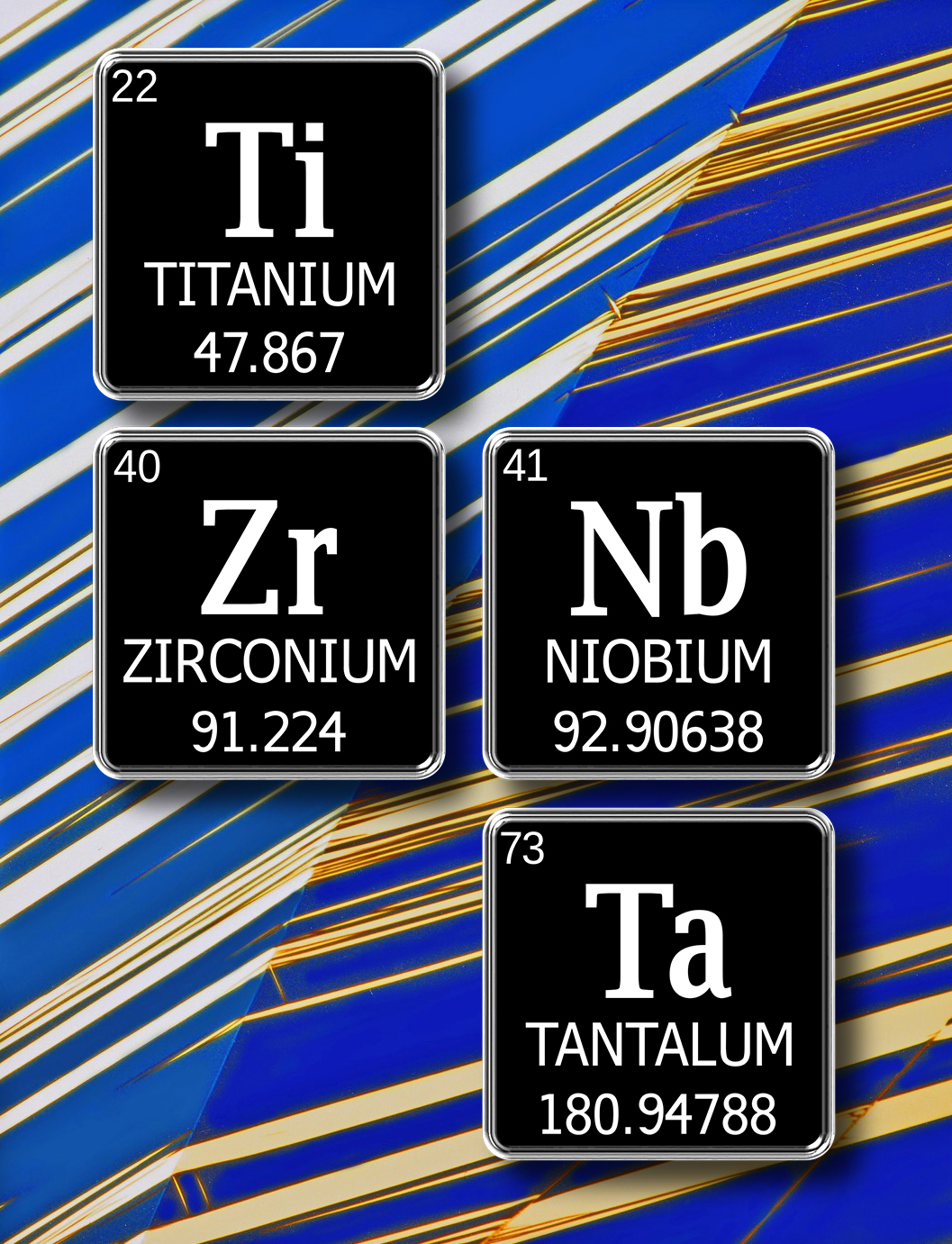 Hafnium Crystal Bar with ELEMENTS | Metallurgical Expertise
